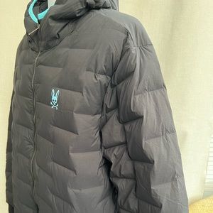 Psycho Bunny | Jackets & Coats | New Mens Psycho Bunny Black Down ...